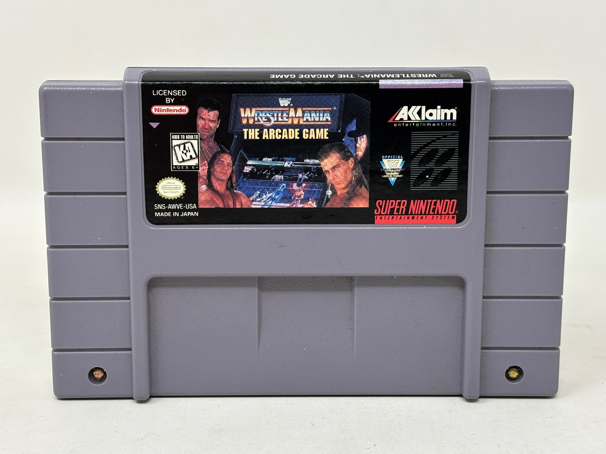 SNES Super Nintendo - WWF Wrestlemania The Arcade Game – The Generation ...