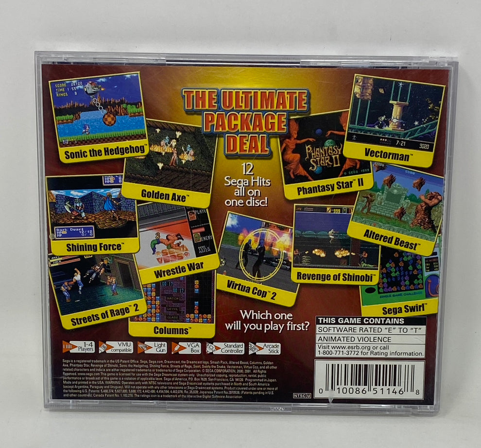 Sega Dreamcast - Sega Smash Pack Vol. 1 – The Generation X of America